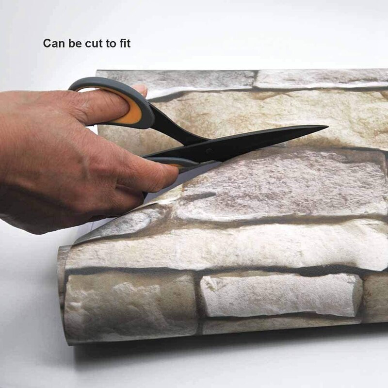 Brick Wallpaper 3D Optic Stone Textured Removable ... – Grandado