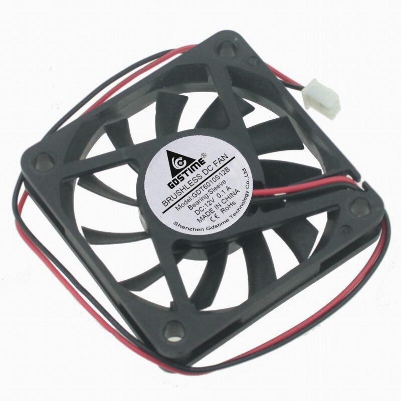 60x60x10mm DC12V 24 v 60mm Axiale Ventilator 6010 ... – Grandado