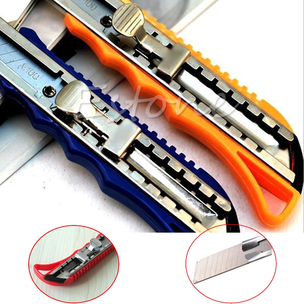 2Pcs Utility Stainless Steel Slide Snap Off Cutter... – Grandado