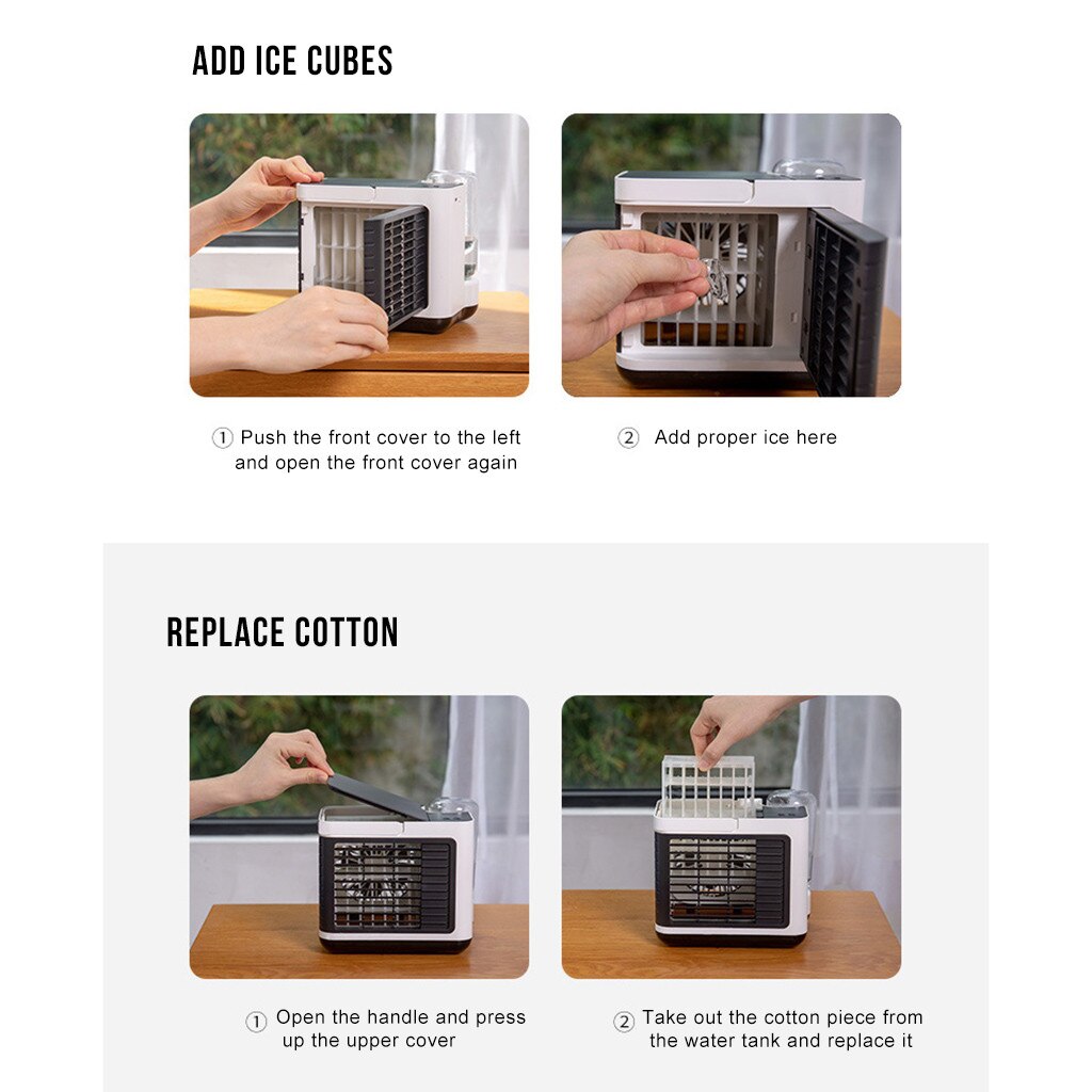 Airconditioner Luchtkoeler Draagbare Usb Opladen M... – Grandado