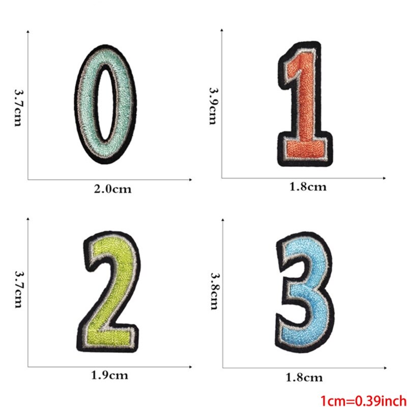 36/26/10 PCS Iron on Letters Patches Applique Sew ... – Grandado