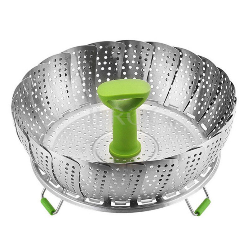 Stainless Steel Steamer Basket Collapsible Steamer... – Grandado