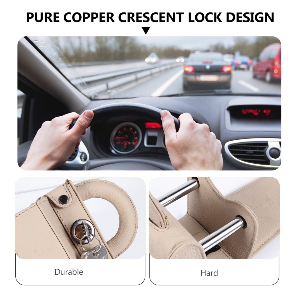 1pc Anti-Theft Car Steering Wheel Lock SUV Lock Tr... – Vicedeal