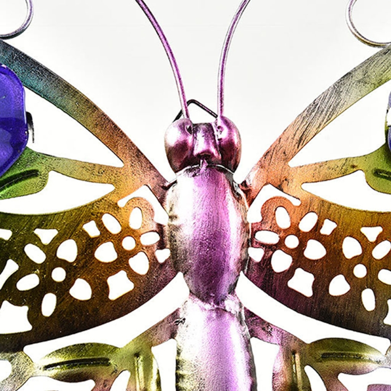 Metal Butterfly Wall Art Hanging Decor Sculpture f... – Grandado