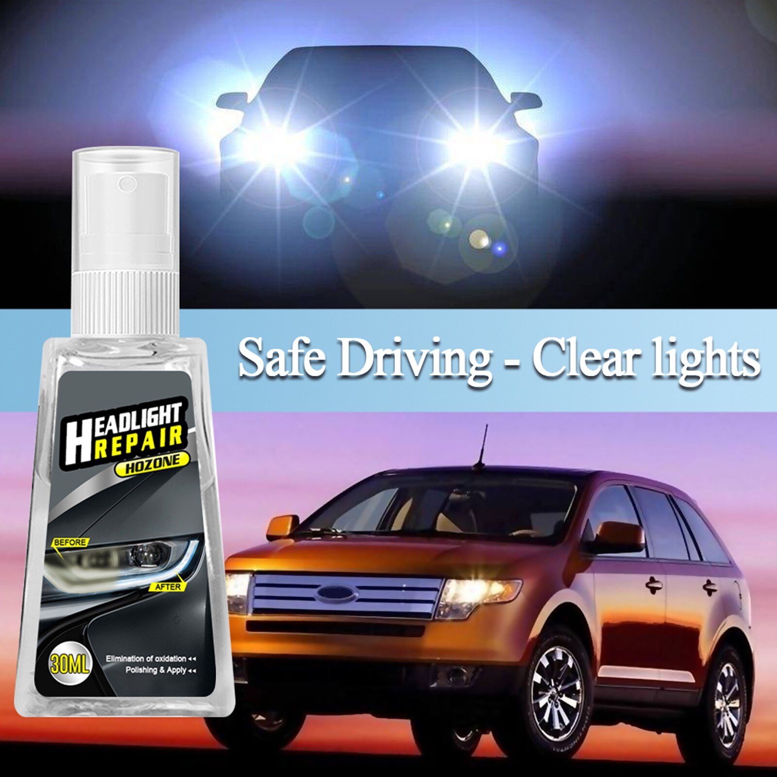 30/60ml Car Headlight Repair Liquid Lamp Polishing... – Vicedeal