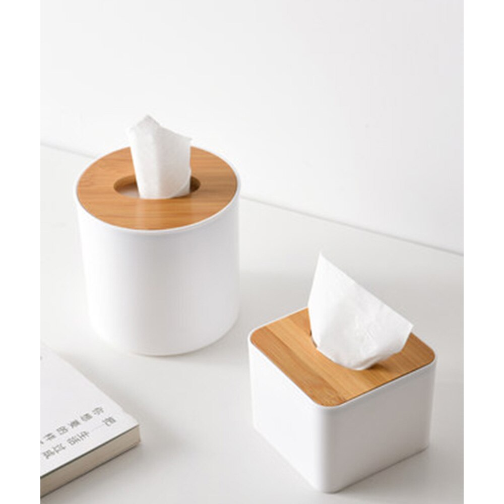 Tissue Box Modern Wooden Cover Paper with Oak Home... – Vicedeal