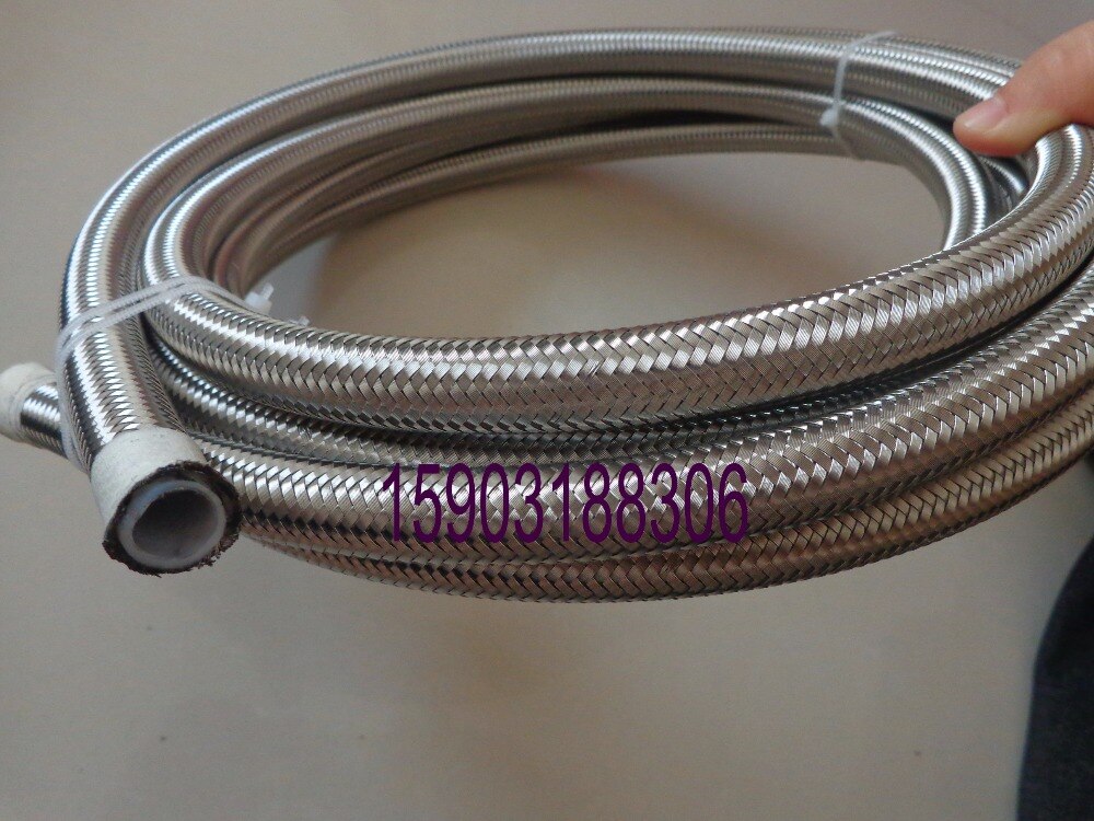8AN SS Braided PTFE Lined Hose Fuel System AN8 Sta... – Grandado