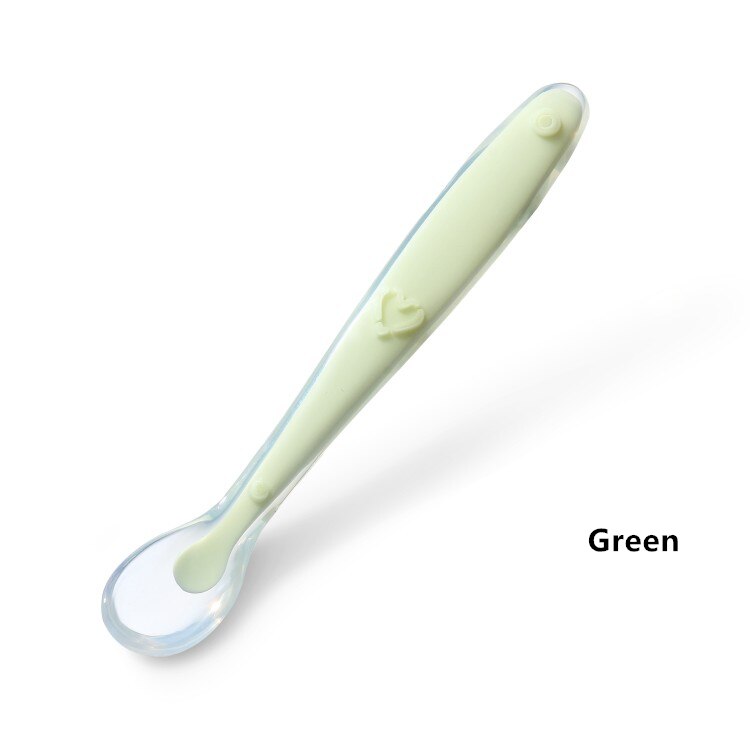Safety Baby Soft Silicone Feeding Spoon Tableware ... – Grandado