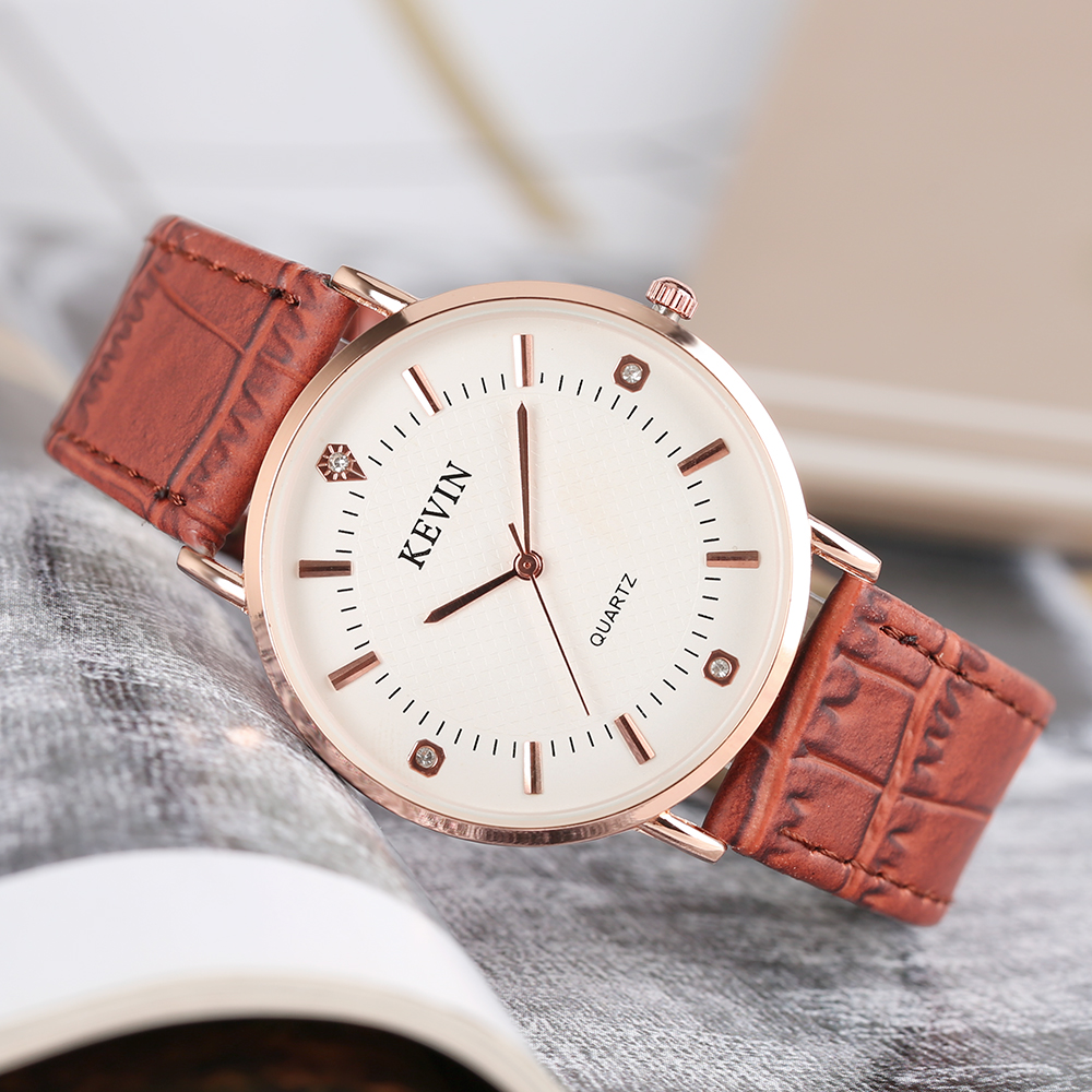 KEVIN Simple Style Stainless Steel Band Women Quar... – Grandado