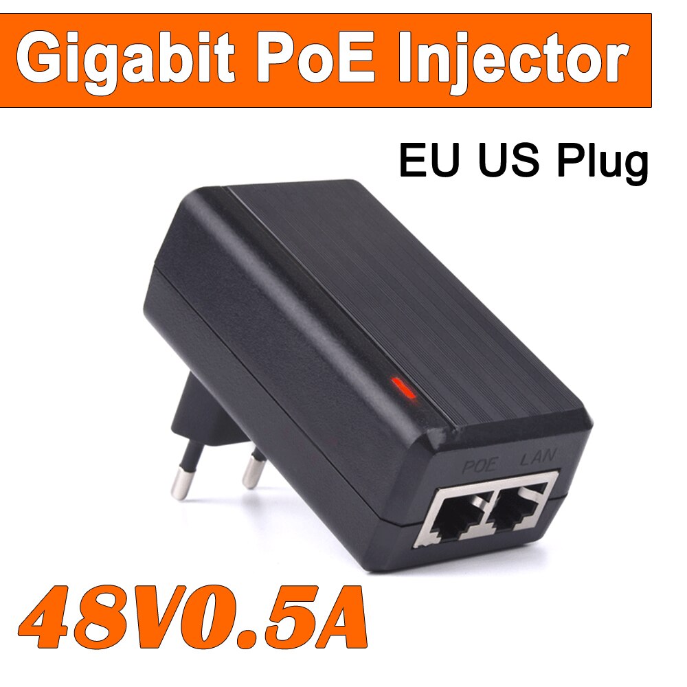 48V 0.5A 24W Gigabit Poe Injector 1000Mbps 802.3af... – Grandado