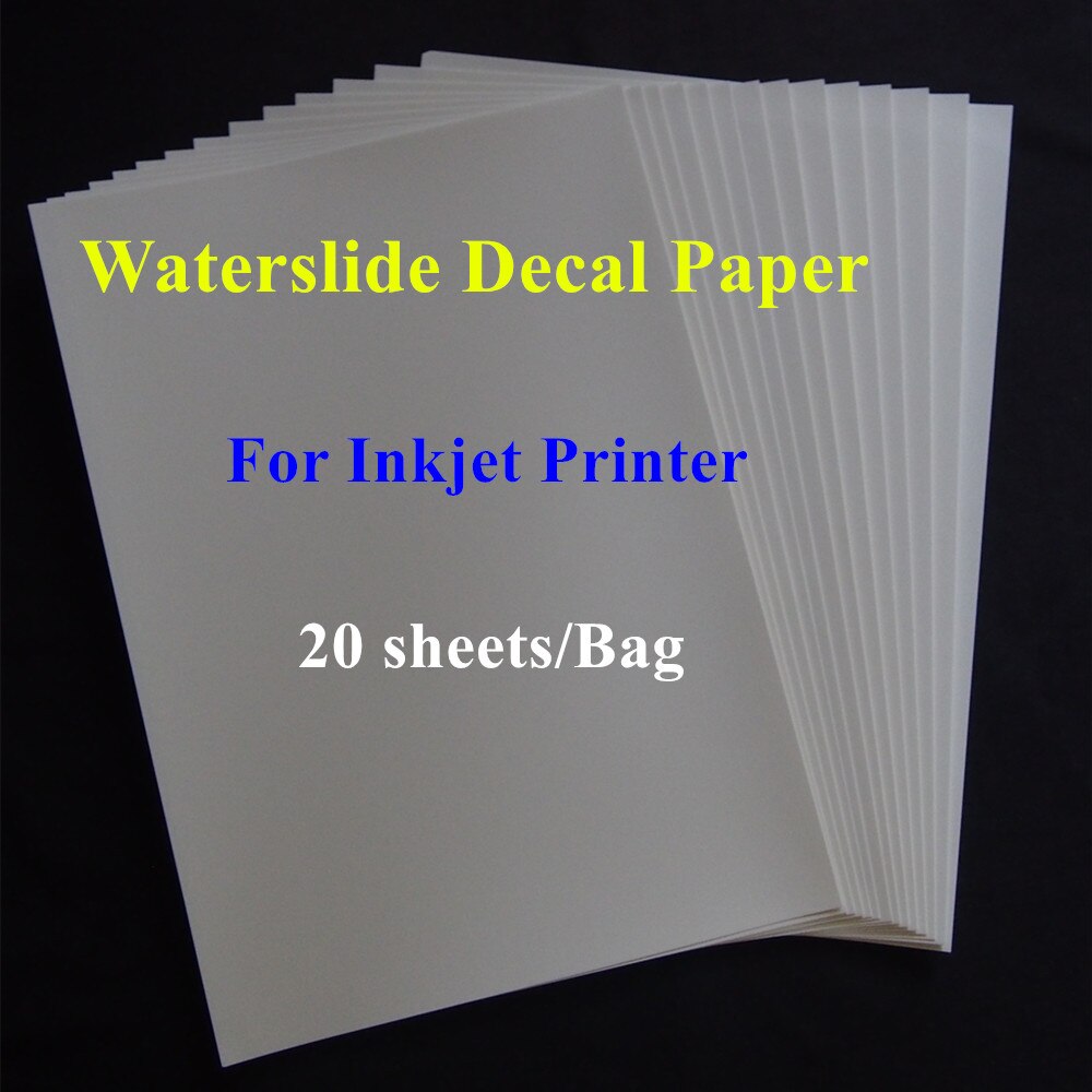 (20sheets/lot) A4 Size Inkjet Water Slide Decal Tr... – Vicedeal