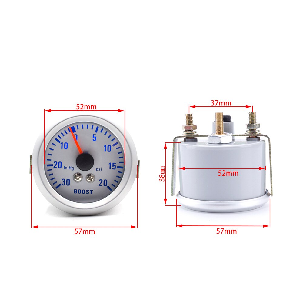 YOMI 52mm Turbo Boost Gauge Psi (0~20)Psi Auto Man... – Vicedeal