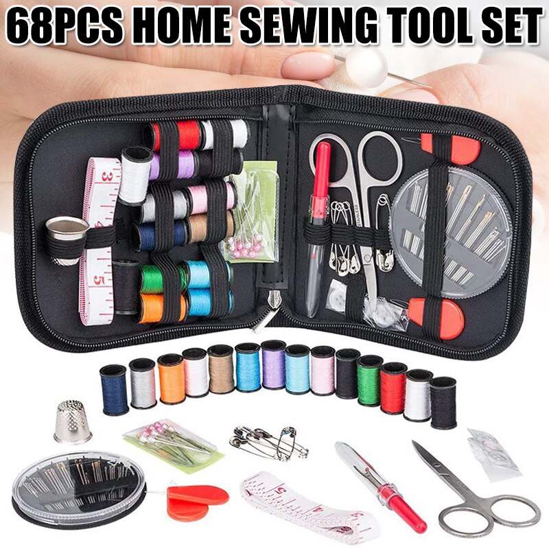 Travel Sewing Kit 68PCS DIY Premium Sewing Supplie... – Grandado