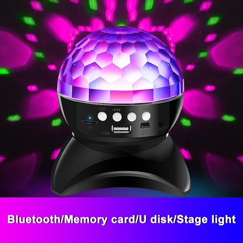 Bluetooth Speaker Bluetooth Disco Bal Led Knipperl... – Vicedeal