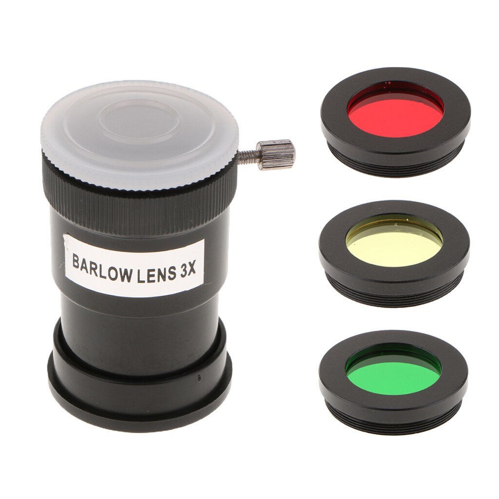 1.25" Barlow Lens 3X Color Filter Kit Set for Tele... – Grandado