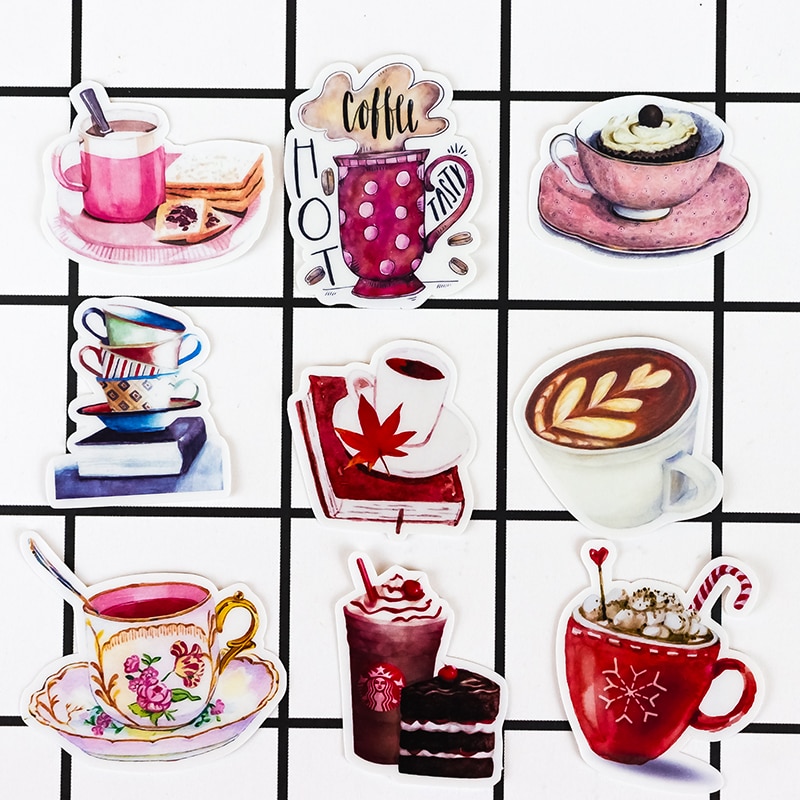 38pcs Leuke Self-made Gourmet drink sticker koffie... – Grandado