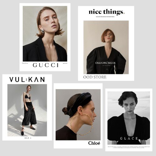 Ins Magazine Card Set Photography Props Minimalist... – Grandado