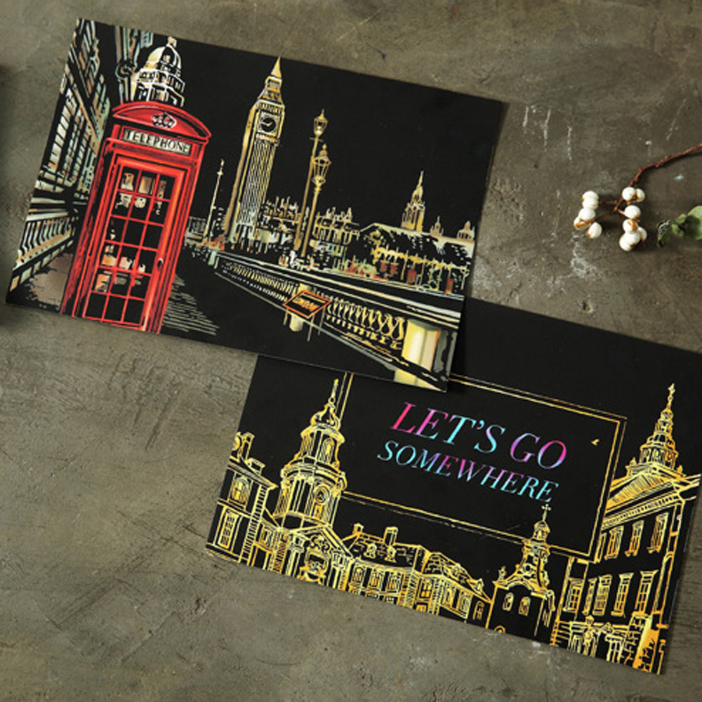 4pcs 20x14cm Toys For Children Magic Scratch Art P... – Vicedeal