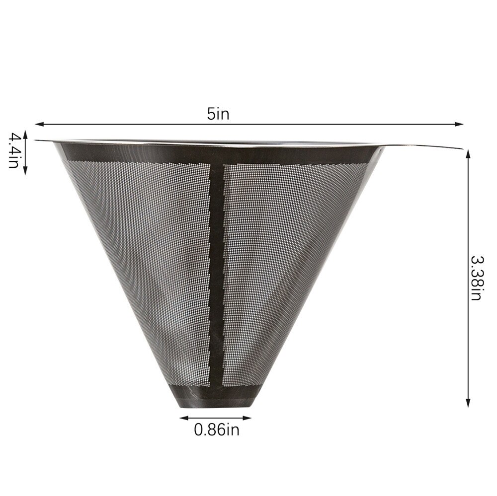Reusable Coffee Filter Holder Washable Stainless S... – Vicedeal
