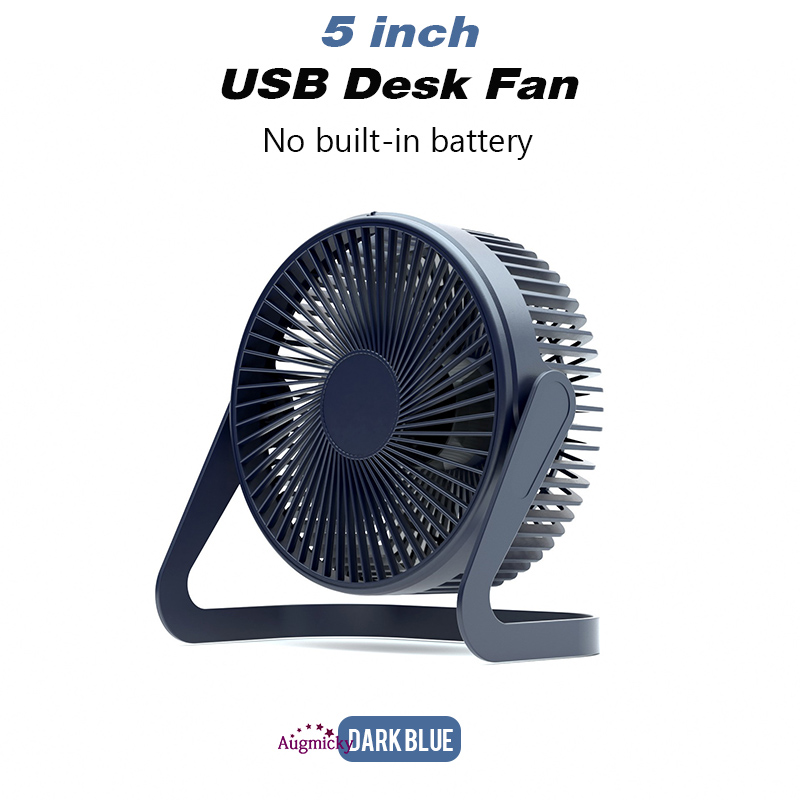 Portable 360°Rotation USB Desk Fan 2 Speed Mute Ai... – Vicedeal