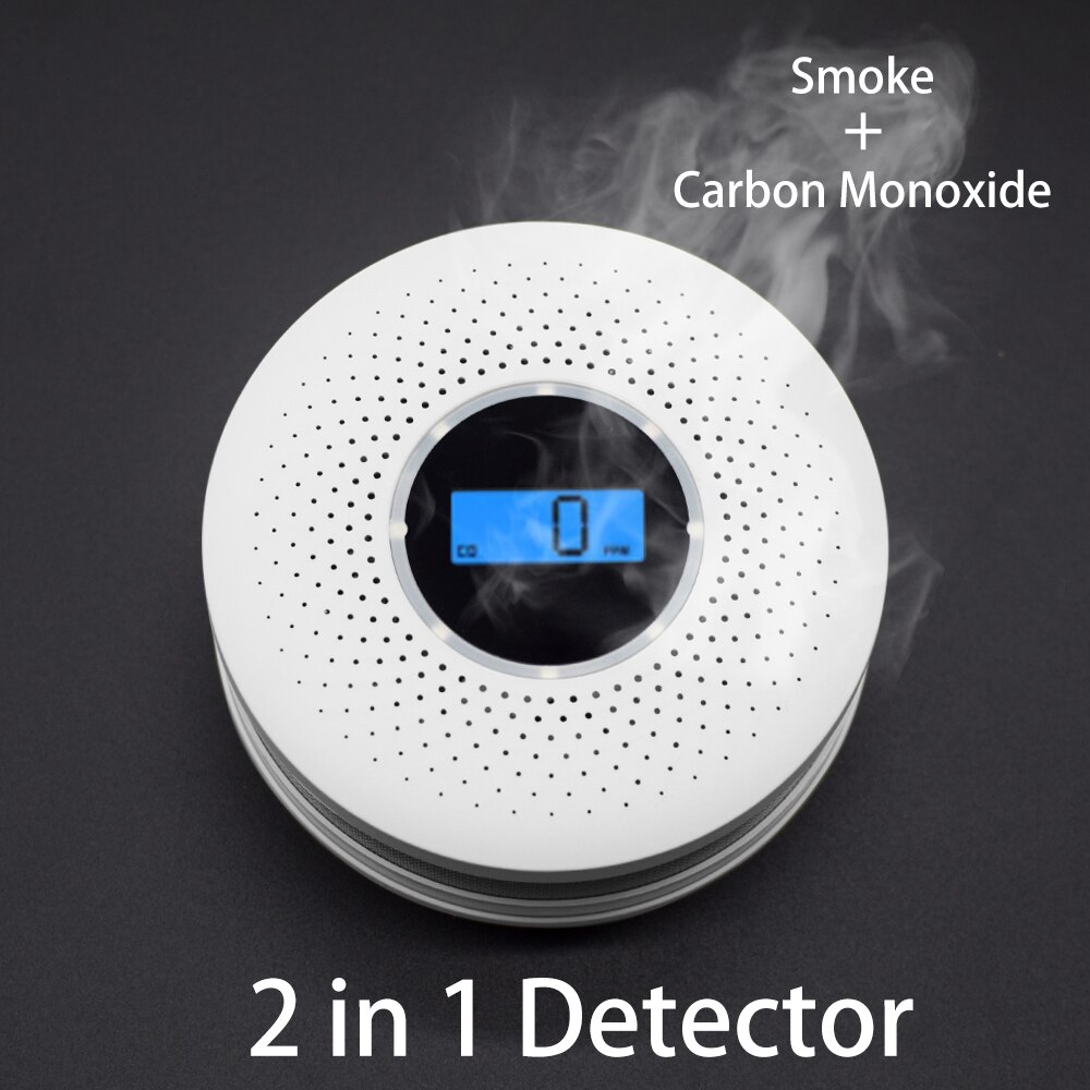 2 in 1 Smoke Carbon Monoxide Combo Detector CO Gas... – Grandado