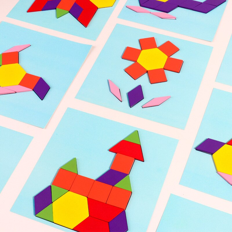 168 Pieces Thinking 3D Jigsaw Puzzle Kids Geometri... – Grandado