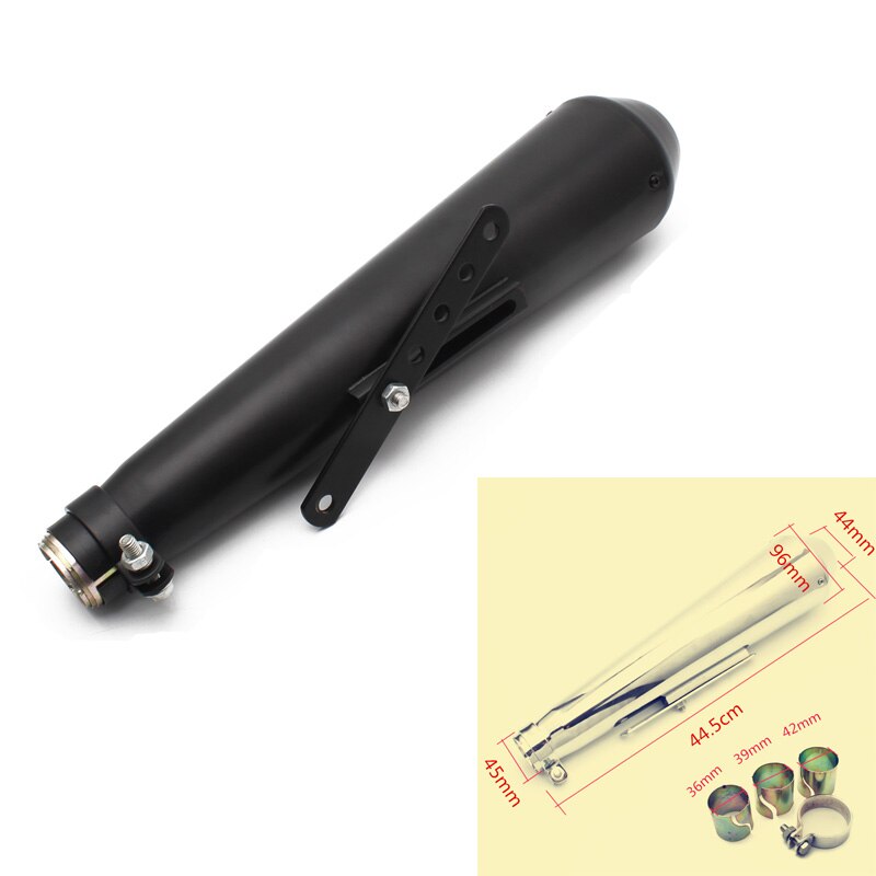 2colors Universal Motorcycles Tapered Slip-On Exha... – Grandado