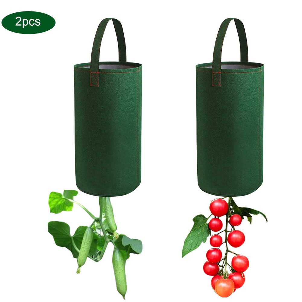 Felt Hanging Tomato Grow Bag Upside Down Tomato Pl... – Vicedeal