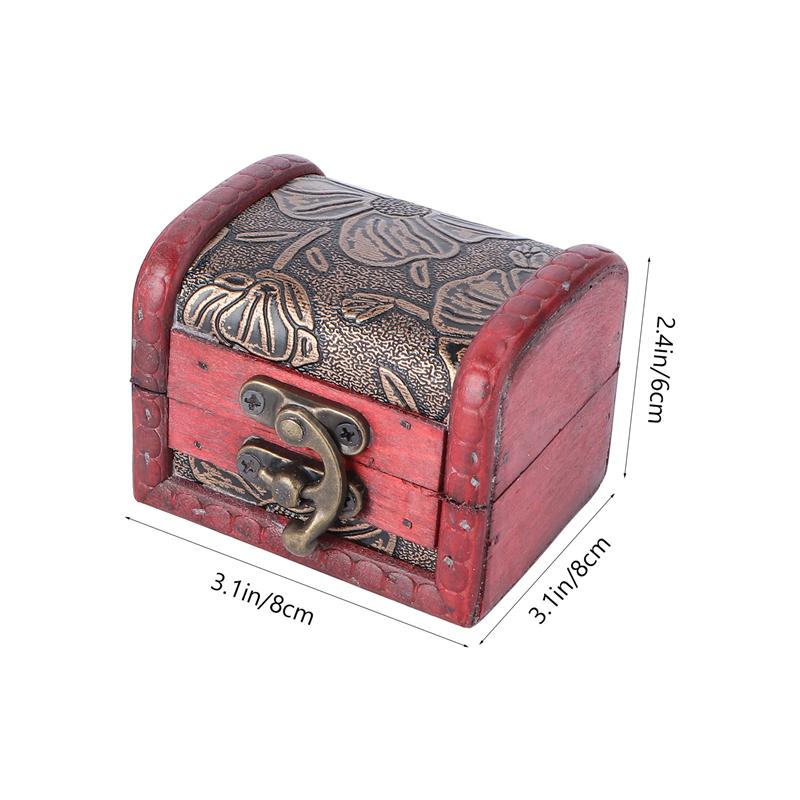 2pcs Exquisite European Wooden Box Storage Box Can... – Grandado