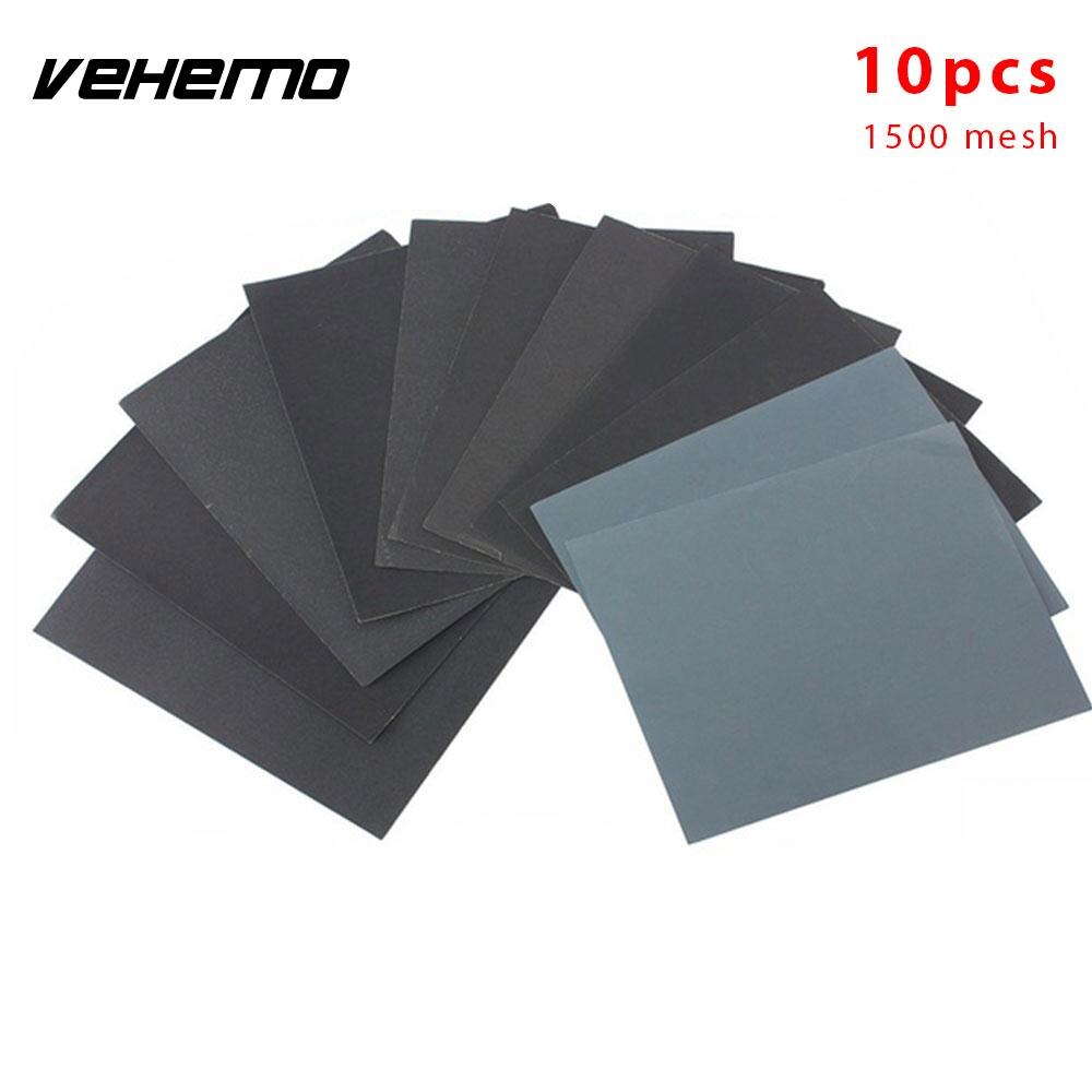 Vehemo 10pcs Automotive Sandpaper Waterproof Wet O... – Grandado