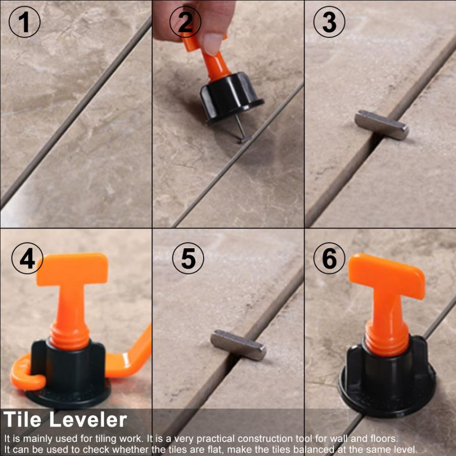 50Pcs Tile Leveling Tool Reusable Flat Tile Cerami... – Vicedeal