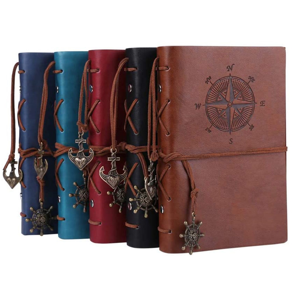 A6 Leather Writing Journal Notebook MALEDEN Classi... – Vicedeal