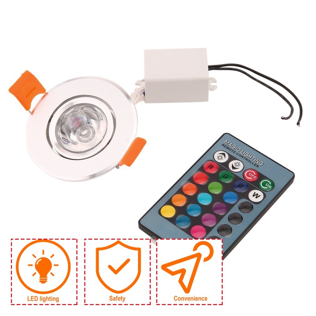 3W Rgb Led Verzonken Plafondlamp Spotlight Downlig... – Grandado