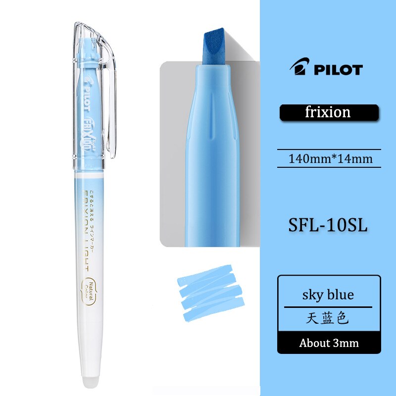 6 Color Set Pilot Natural SFL-10SL Frixion Erasabl... – Vicedeal