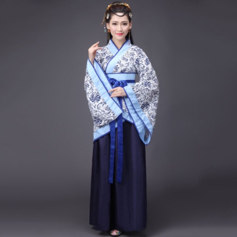 Women Hanfu Traditional Dress Hanbok Chinese Tang ... – Vicedeal
