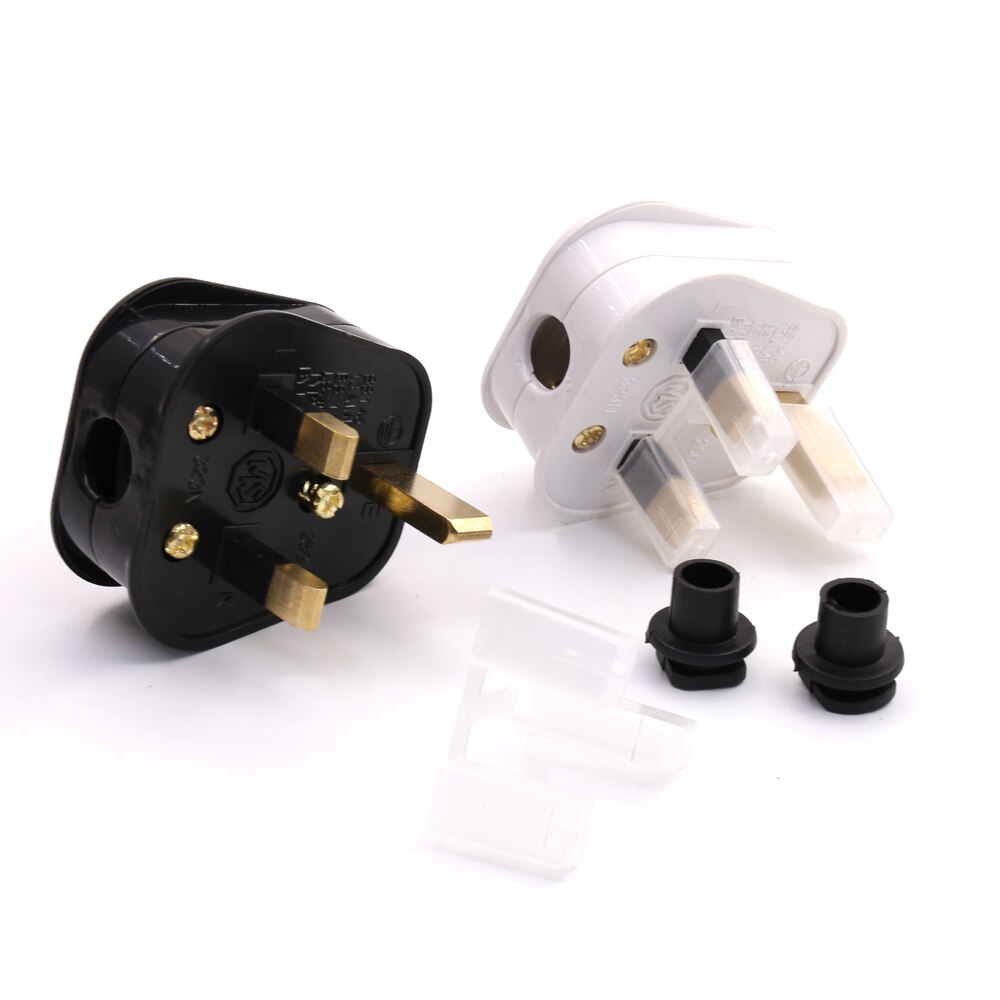 HI-End UK AC power cable Power Plug Connector UK 3... – Vicedeal
