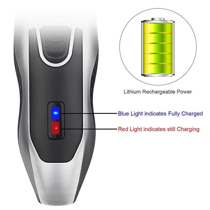 EAS-Men's 6 Comb Hair Clipper Wireless Hair Clippe... – Grandado