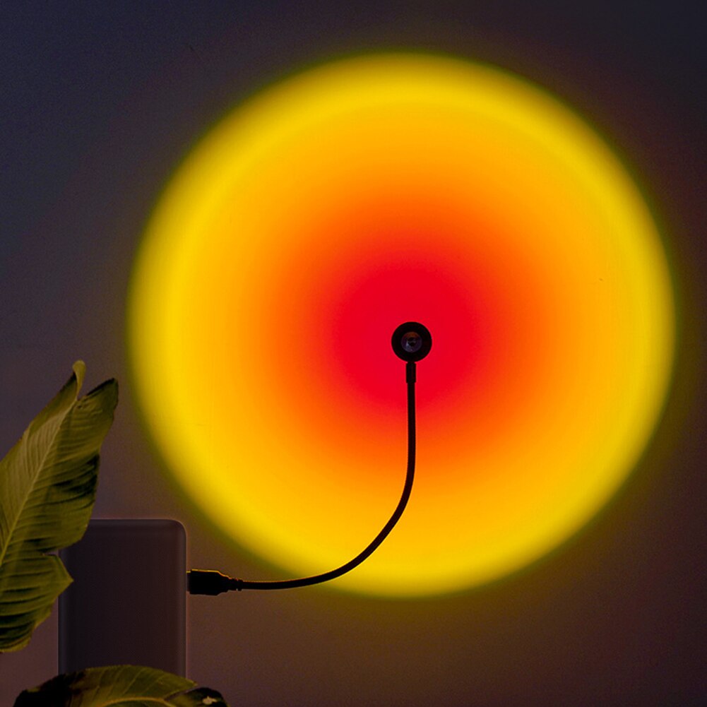 Sunset Lamp USB Rainbow Projector Atmosphere Night... – Vicedeal
