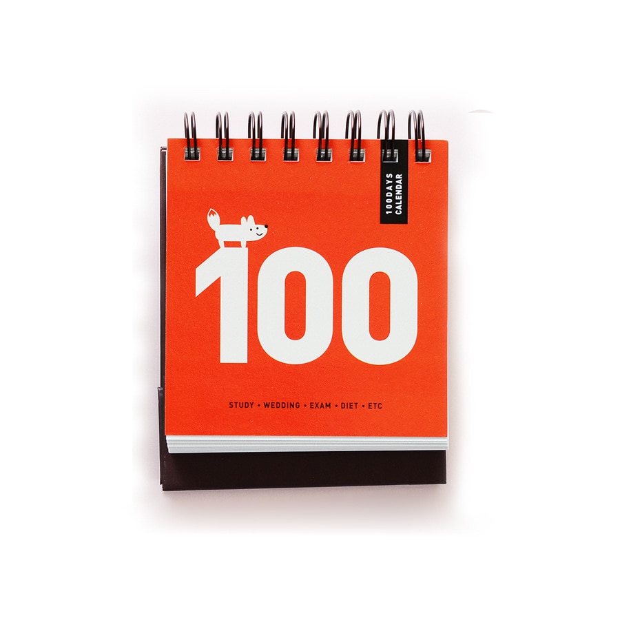 100 Day Countdown Calendar Daily Planner Desk Cale... – Grandado