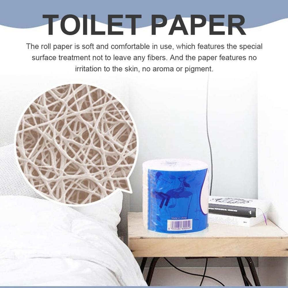 10 Rolls Hollow Roll Paper 3 Plys Super Soft Toile... – Vicedeal