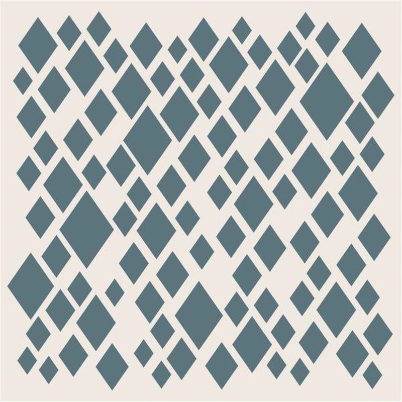 8*8inches Scattered Diamonds Stencil For DIY Scrap... – Grandado