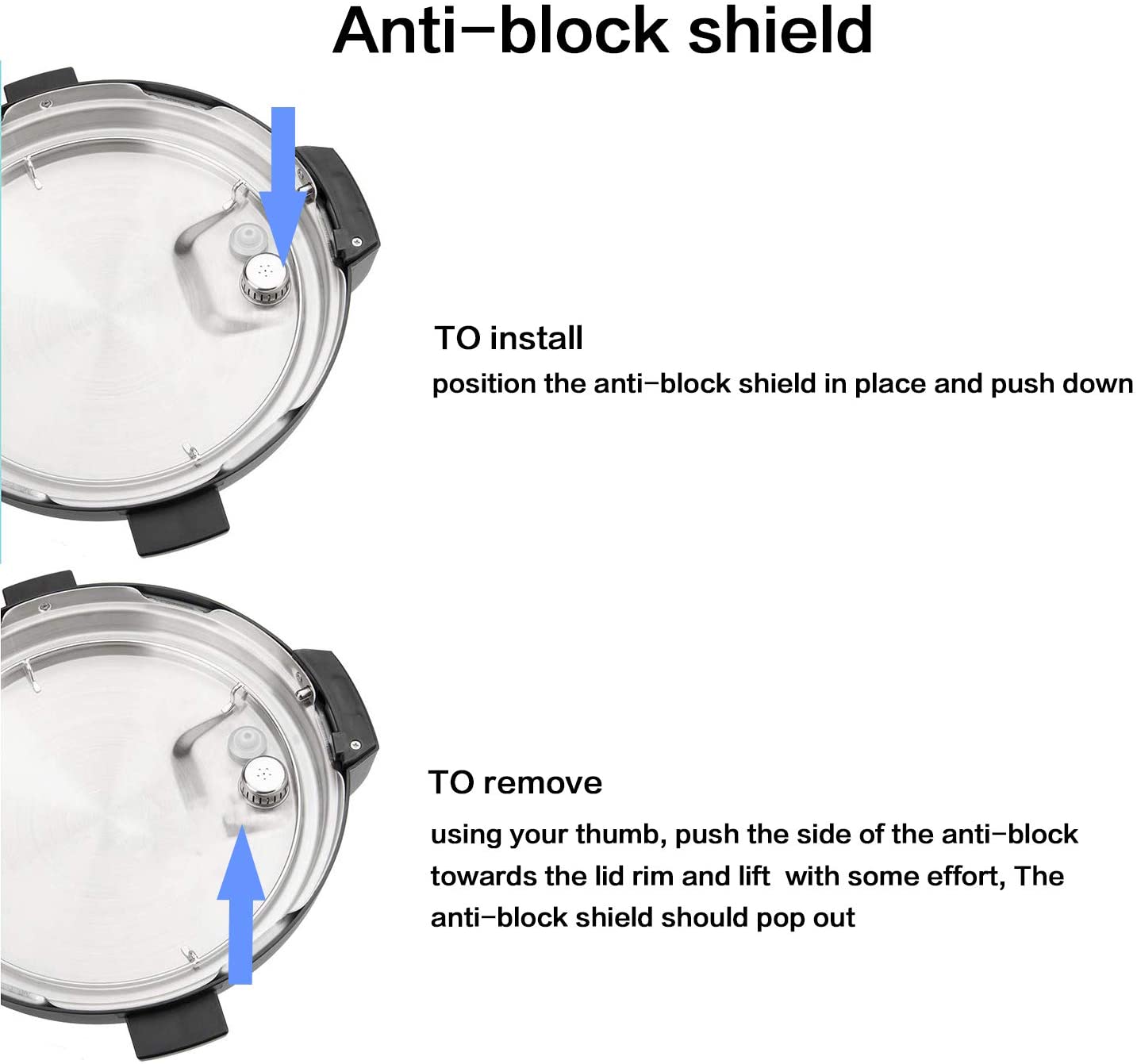 6 Pack Anti Blok Shield Voor Instant Pot Modellen – Grandado