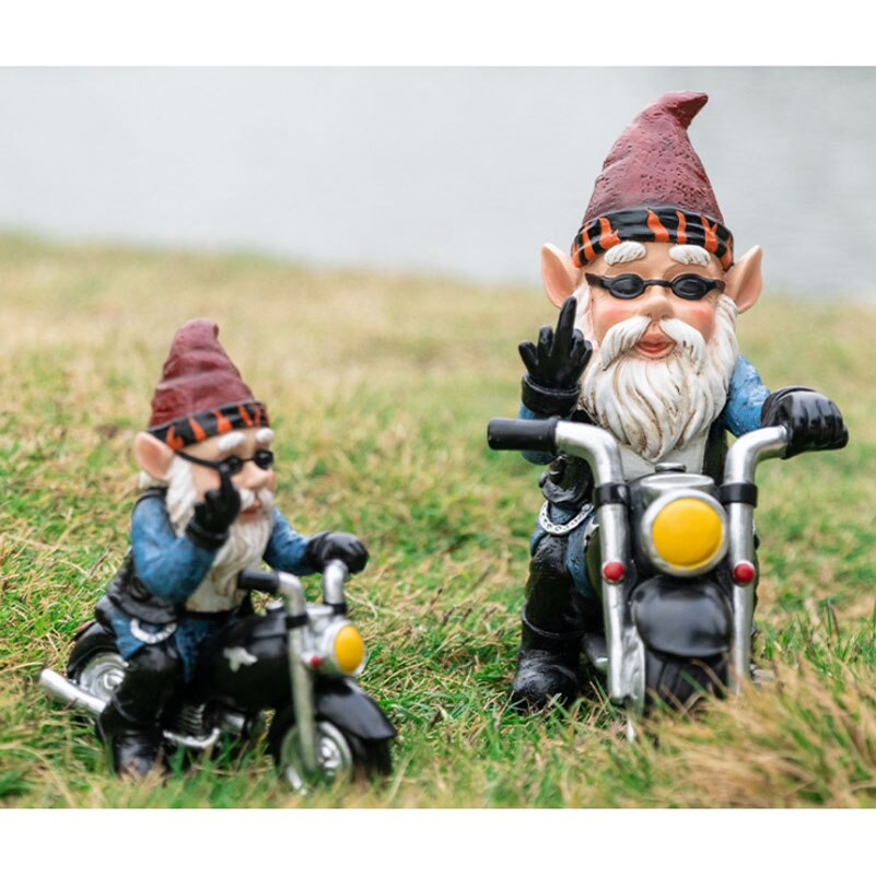Hars Gnome Decor Standbeeld Tuin Ornamenten – Grandado