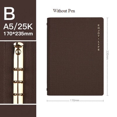 Business High-grade Meeting Notebook Spiral 6 Hole... – Grandado