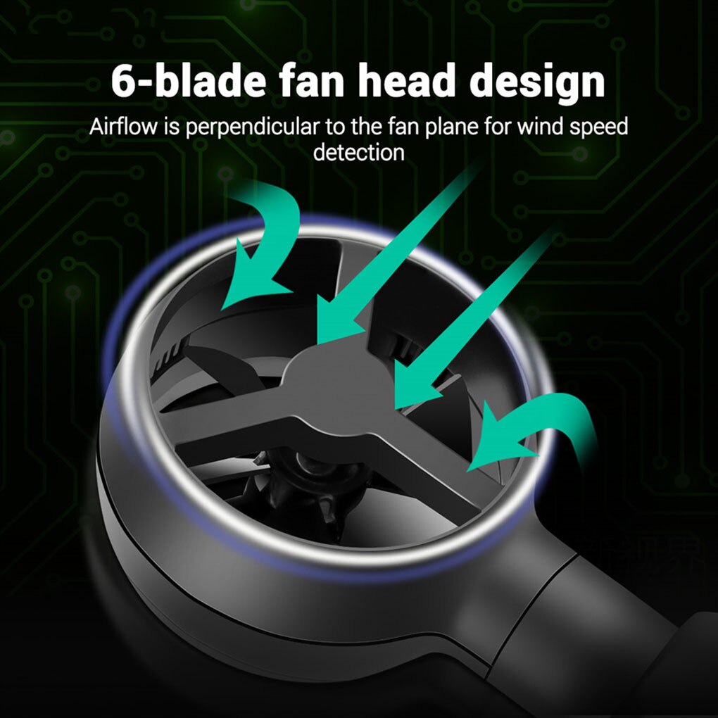 Digital Anemometer Outdoor Wind Speed Meter Air Ve... – Grandado