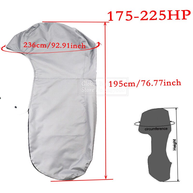 420D Boat Full Outboard Engine Cover Heavy Duty Gr... – Grandado