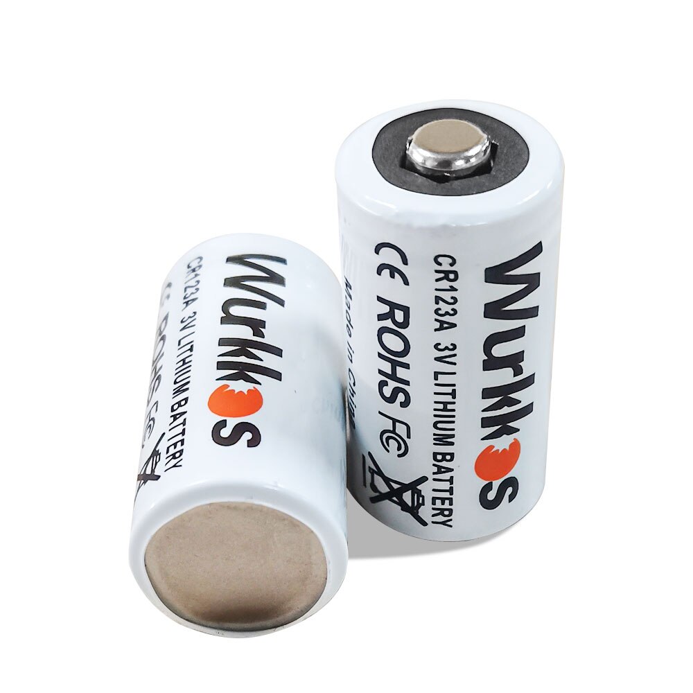 Wurkkos 2pcs 3V CR123A Lithium Power Battery Cell ... – Grandado
