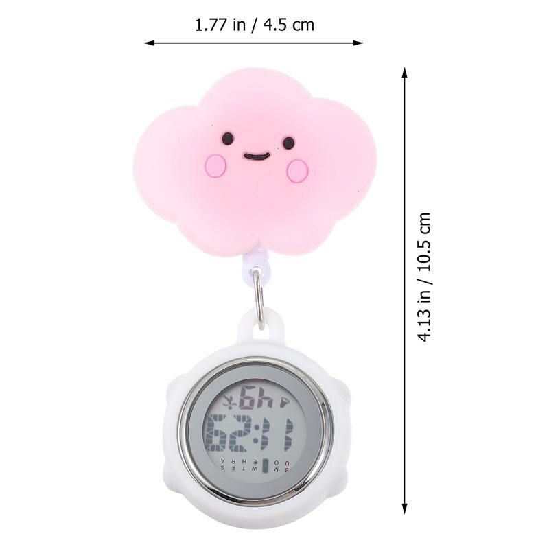 Clip on Nursing Watch Doctors Watch Retractable Di... – Vicedeal