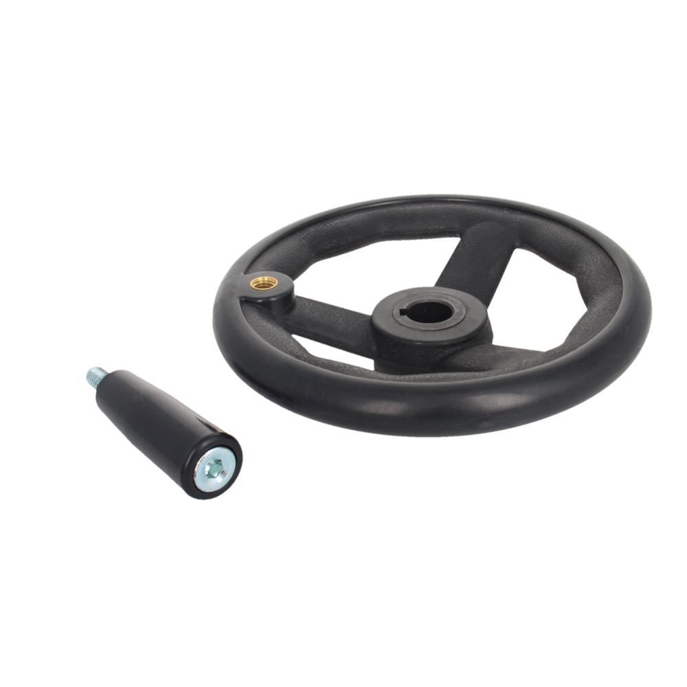 3 Spoked Hand Wheel 16mm/18mm Hole Diameter PP/Bak... – Grandado