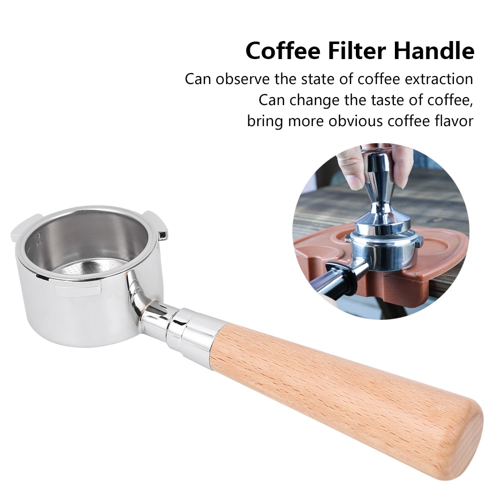 51mm 3 Ear Stainless Steel Bottomless Filter Handl... – Vicedeal